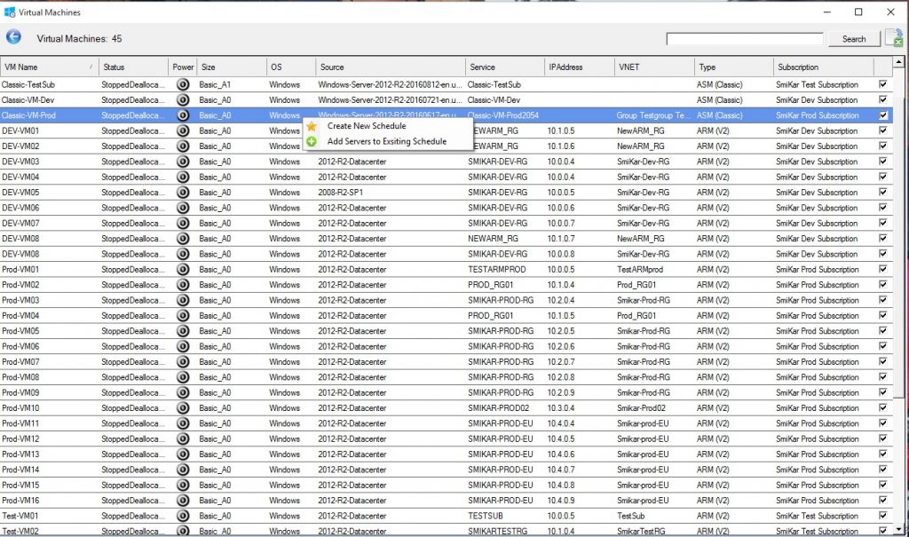 How to Automate a scheduled power down and on of Azure VMs
