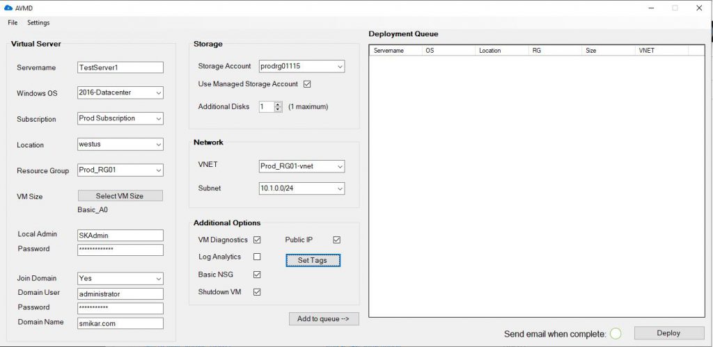 Schedule Azure Vm Deployment