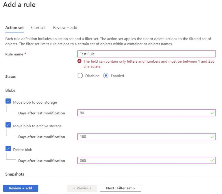 How To Create An Azure Storage Lifecycle Management Policy 7783