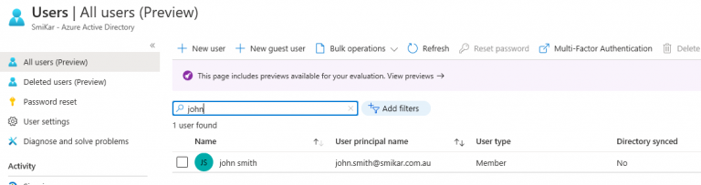 Move users to another domain and retain AD Connect sync