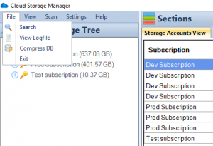 Cloud Storage Manager