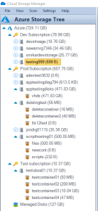 Cloud Storage Manager - Optimise Azure Storage